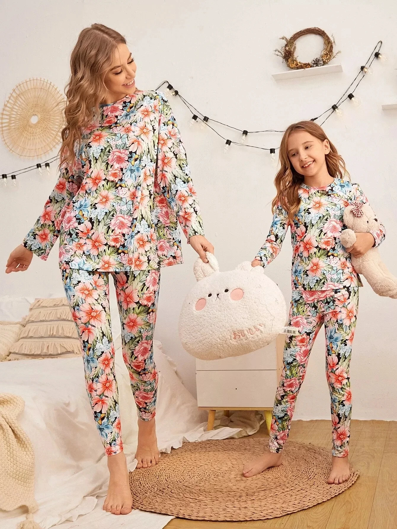 Matching Mother and Daughter Pajamas - Cute and Comfortable
