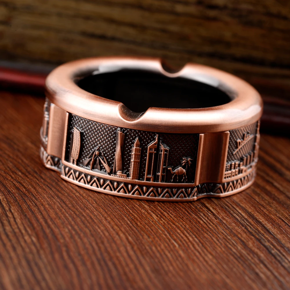 Custom Logo Creative Portable Luxury Vintage Tourist Souvenir Ashtray ...