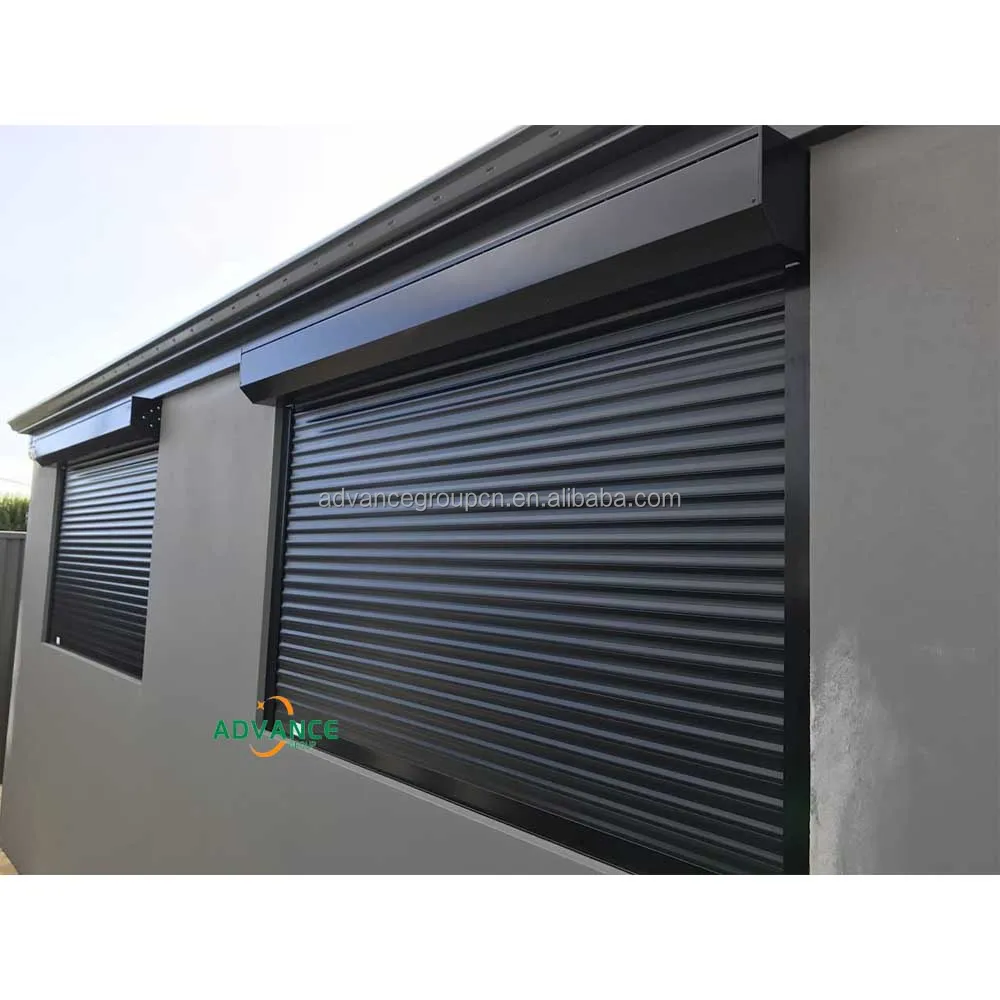 Modern Aluminum Roller Shutter Garage Door - Thermal Insulated, Wind ...