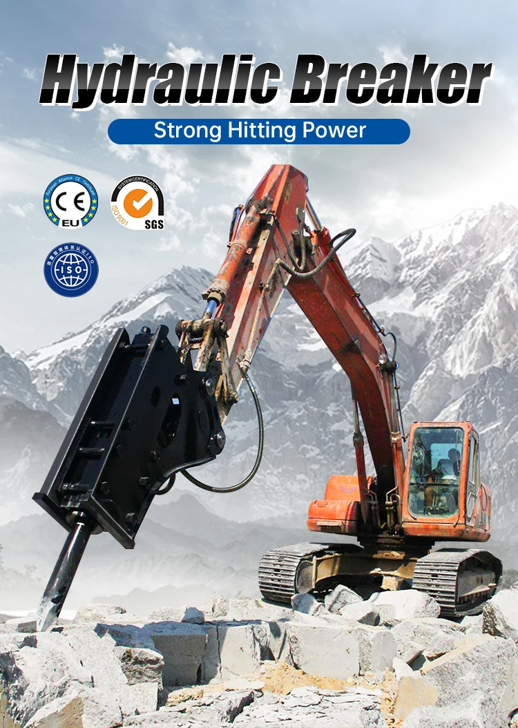 Construction Industry Building Demolition Foundation Hydraulic Breaker ...