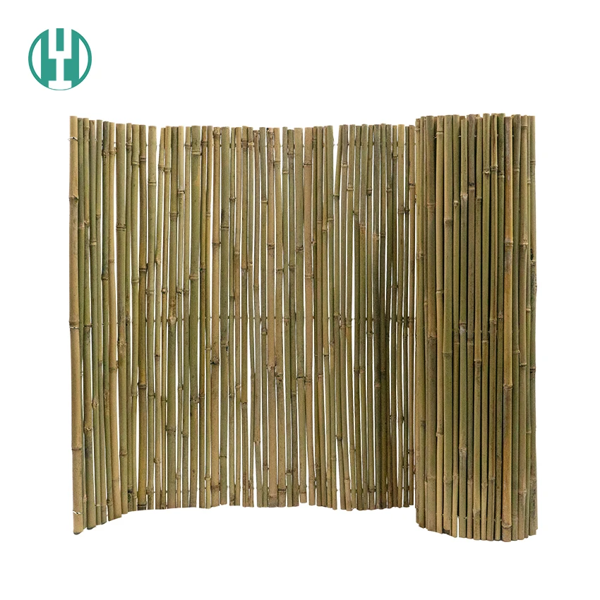 Length Customization Bamboo Fence Raw Material Bamboo Cane As Garden ...