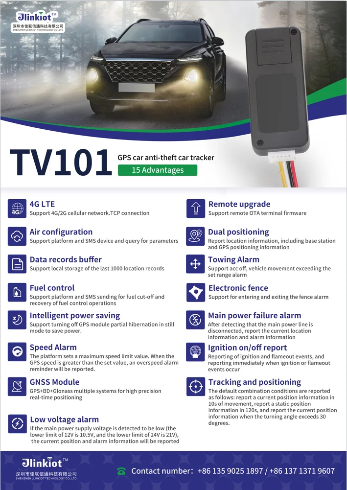 Vehicle Gps Tracking Device Mini Gps Car Tracker Tv101 4g With ...