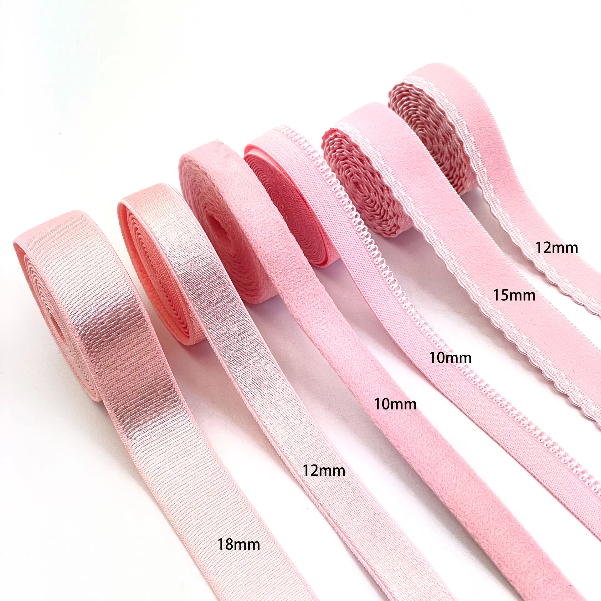 Custom Colors Satin Elastic Strap Bra Webbing Shoulder Strap - Buy Bra ...