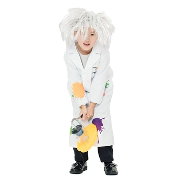Kids Mad Scientist Pro Dress-up Costume Set Halloween Kindergarten ...