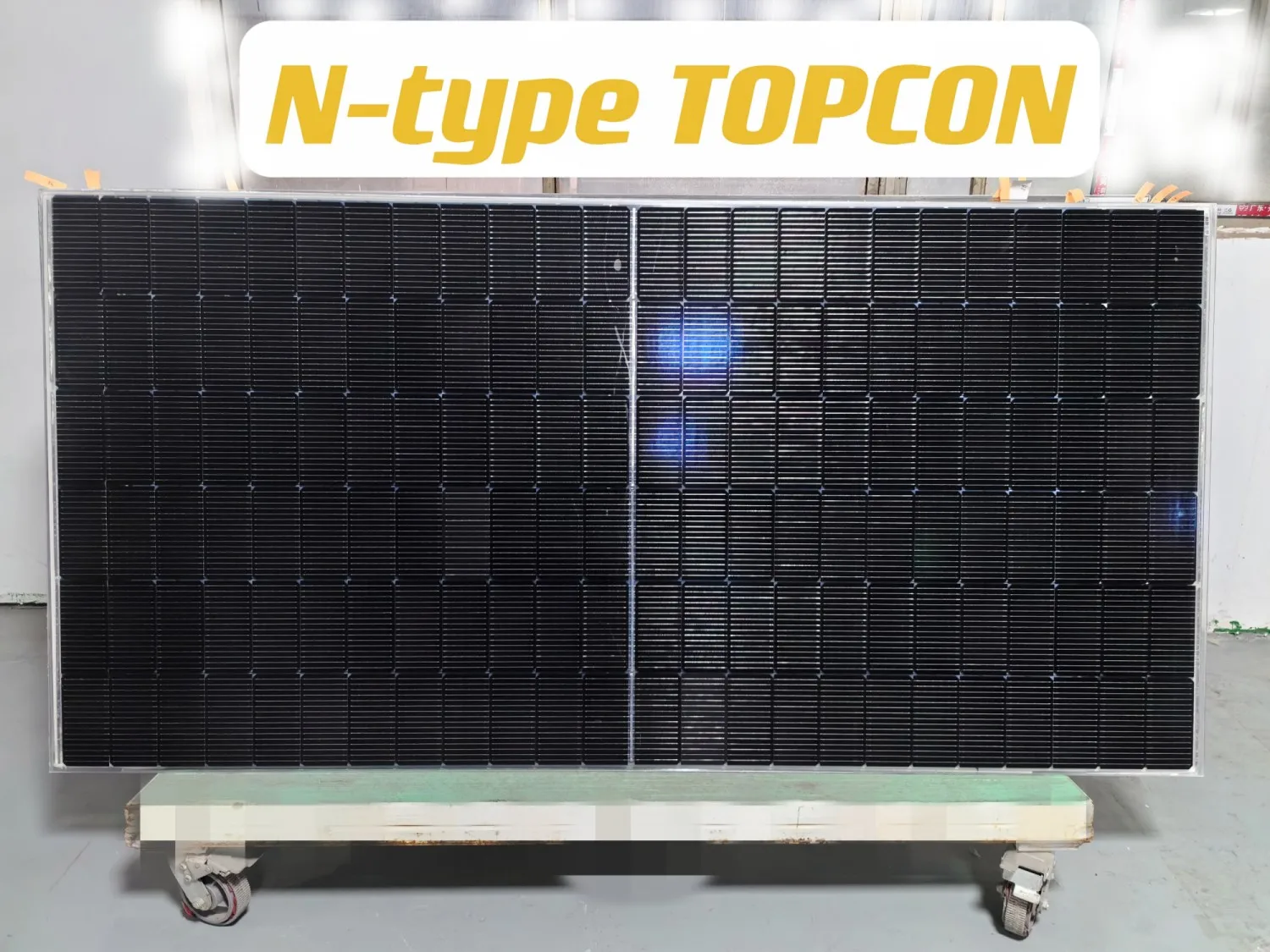 Customized 400W 440W 450W Bifacial Topcon N-Type Mono Double Glass Module BIPV Solar Roof Tile ...
