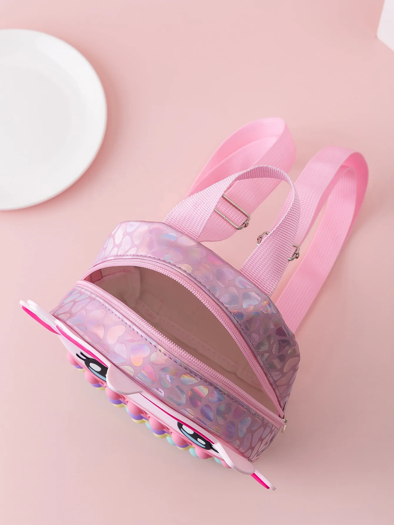 Custom Toy School Bags Kids Bag Girl Unicorn Schoolbag Push Bubbles Pop ...