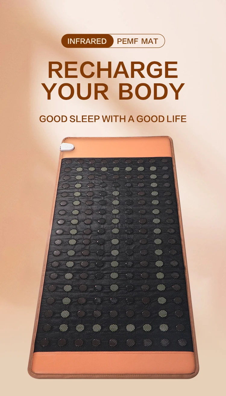 Heated Jade Fatigue Relief Massage Pad PEMF Magnetic Therapy