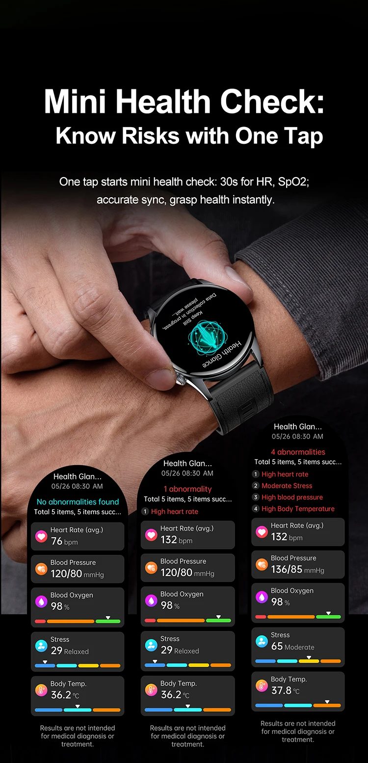 S200 Smart Watch - Health Monitoring with Amoled Display