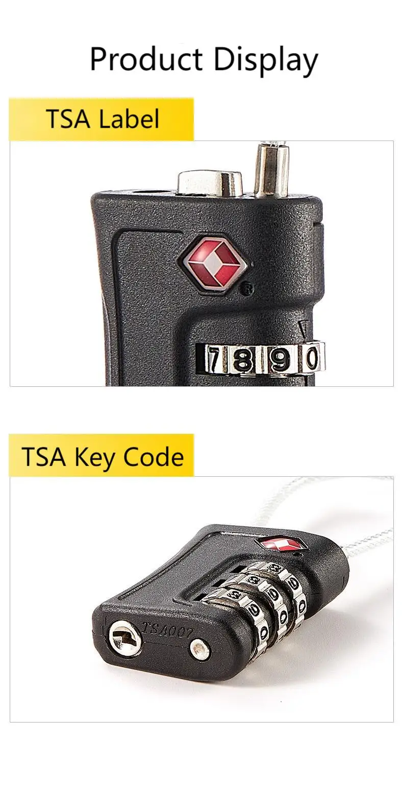 Best Price TSA Approved Combination Padlock - 3 Digit Lock