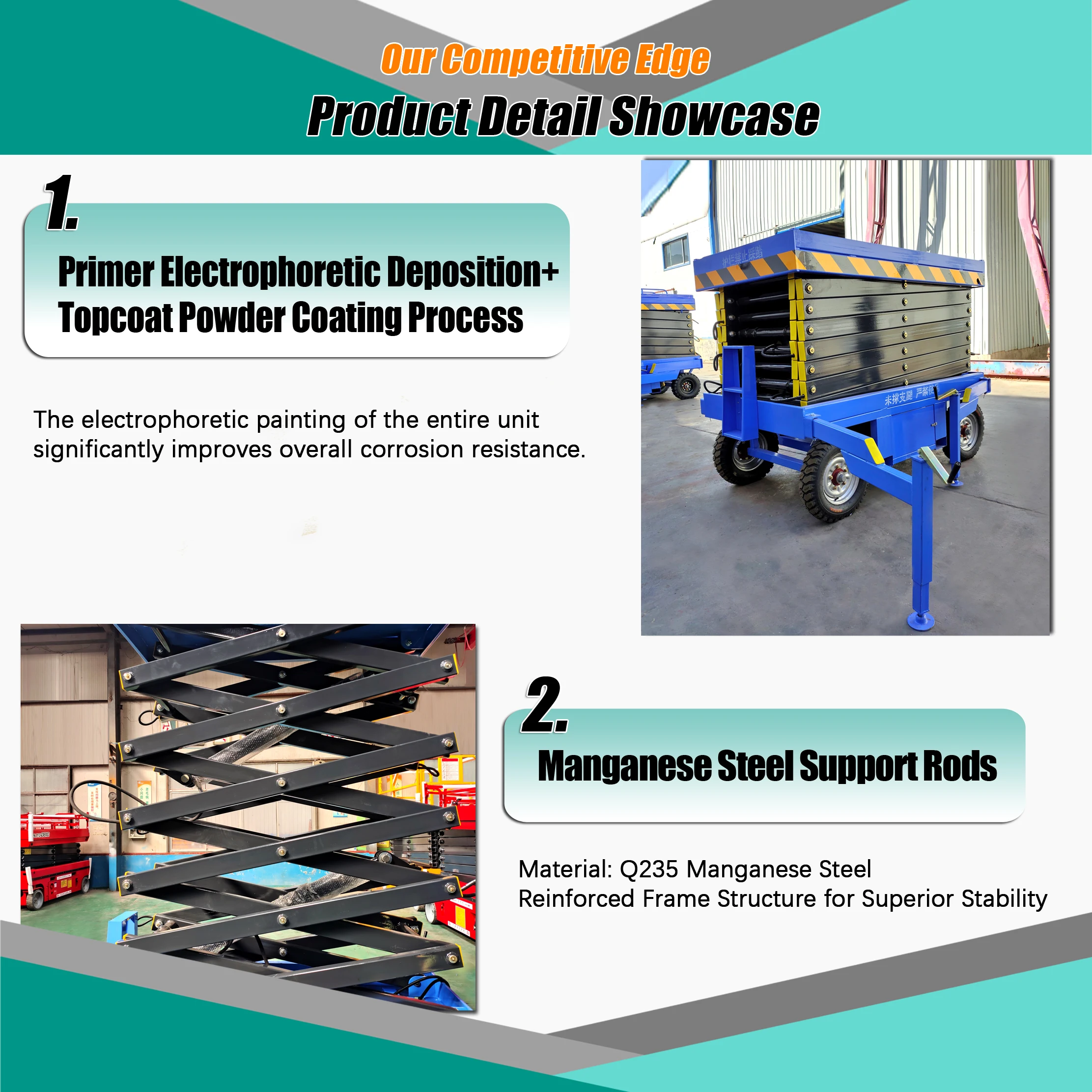 Electric Motor Towable Vertical Lifter Scissor Lift| Alibaba.com