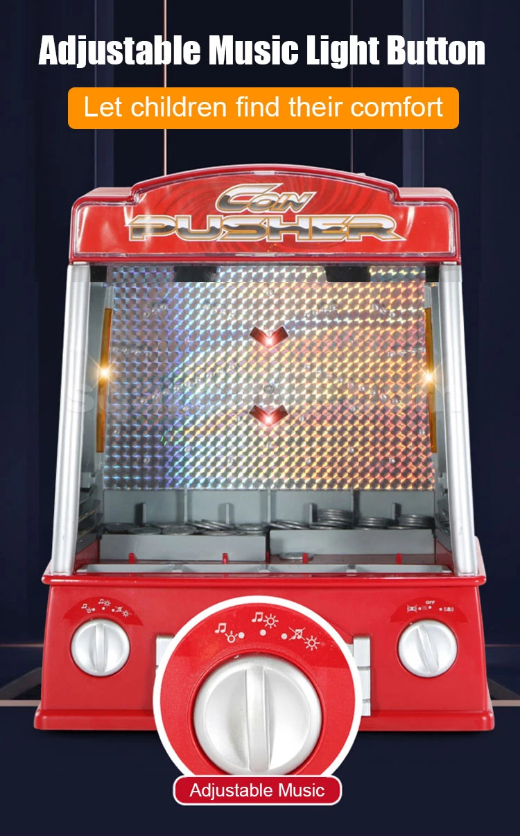 Toydaloo Mini Coin Pusher - Fun Arcade Game for Kids