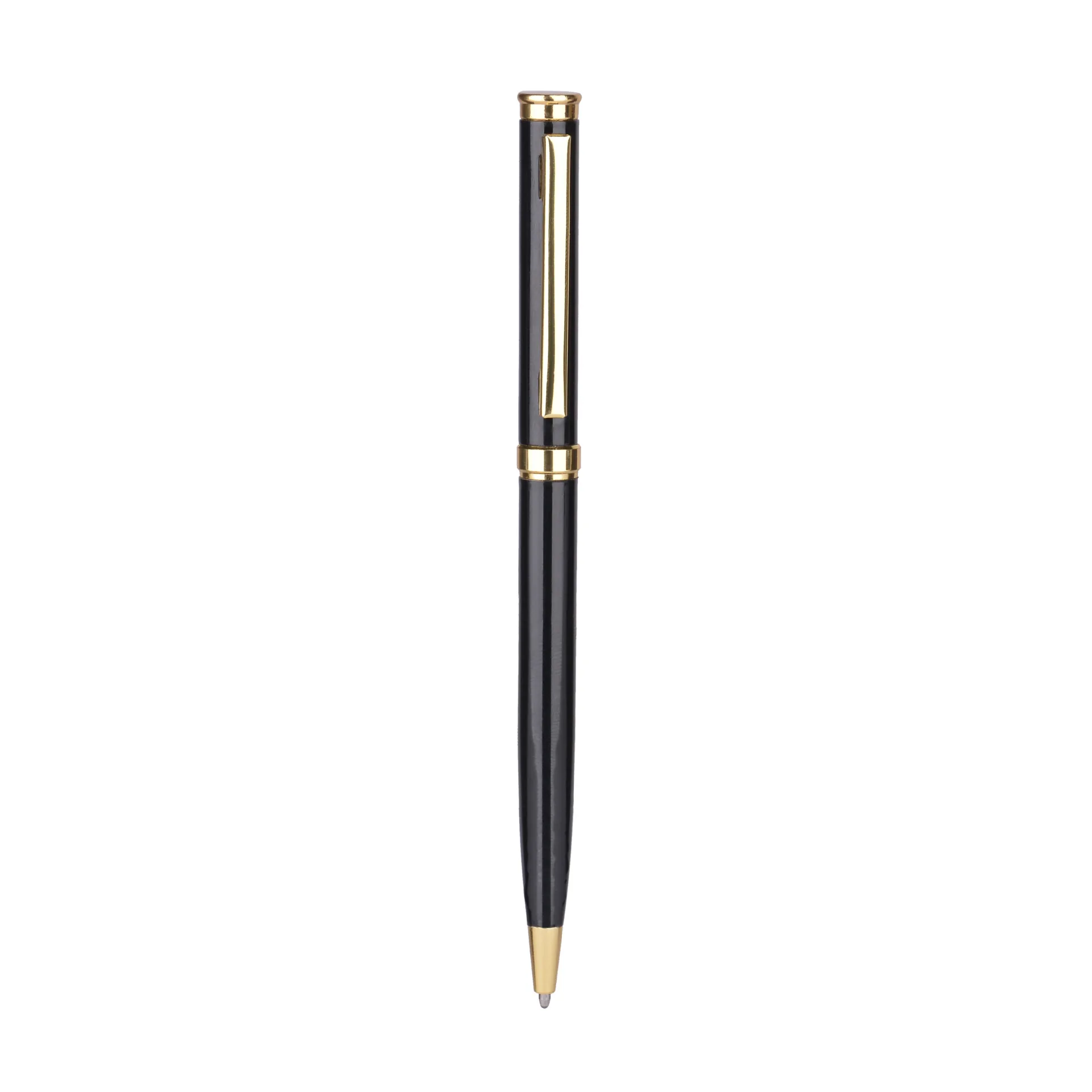 Alibaba.com: Luxury Slim Thin Metal Ball Pen with Customized Logo, High ...