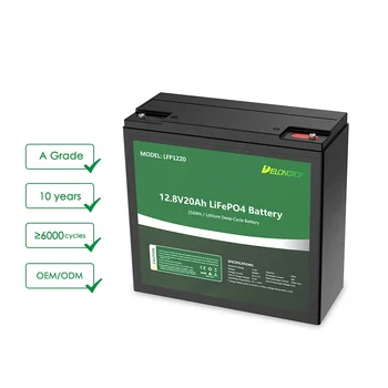 Deep Cycle Battery 12 Volt 20ah 50ah Lifepo4 Rechargeable 100ah 200ah Lithium Ion Batteries ...