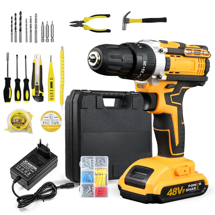 Wholesale Cordless Impact Drill 21v Power Drills Tool Set Rechargeable