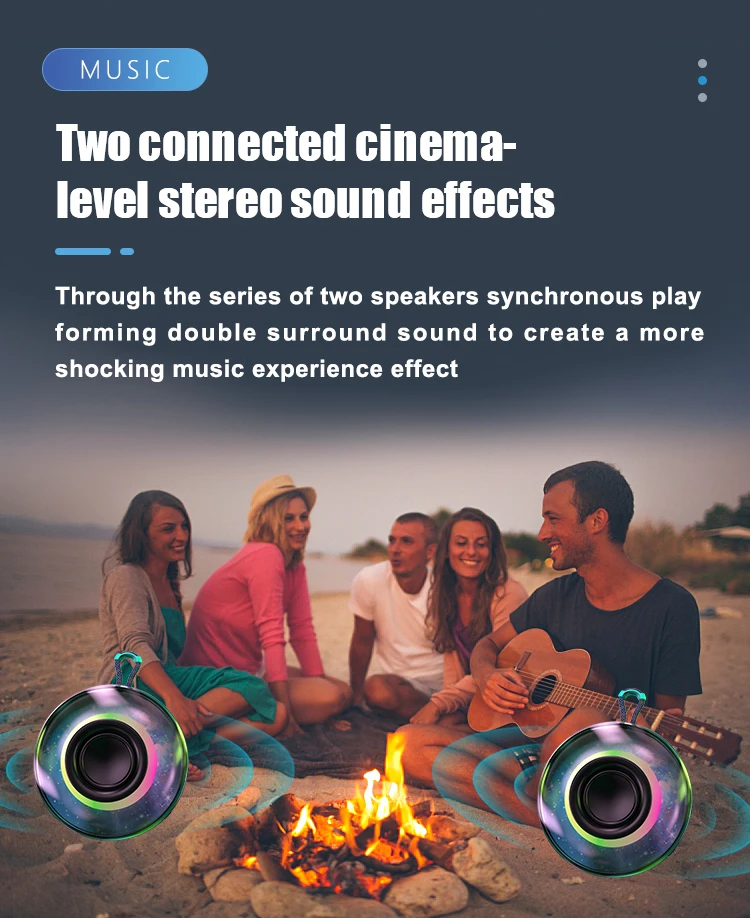 2024 Trending Transparent Rgb Portable Speaker With Type-c Connector ...