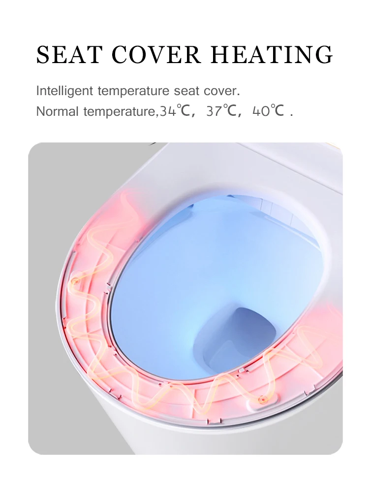 Modern Intelligent One Piece Closestool Wc 2022 Luxury Toilet Bowl ...