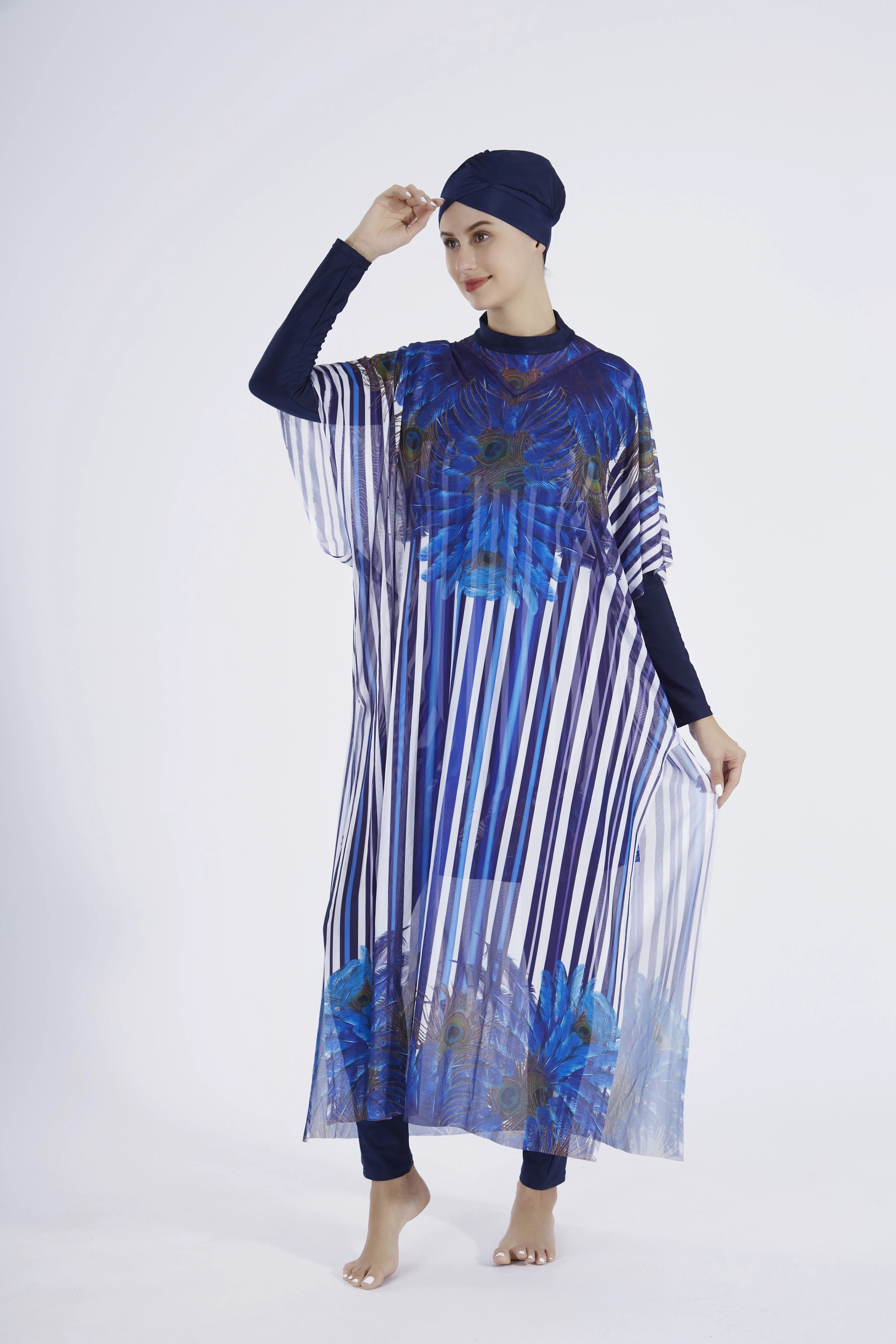 Islamic Swimwear Burkini Muslim Beach Swimwear Swim Dress Religious ...