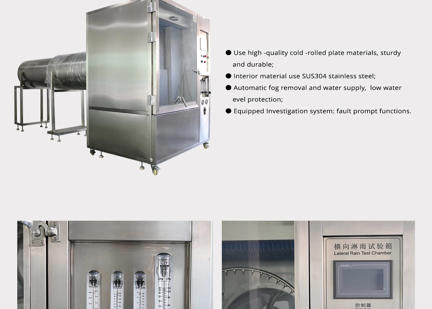 1-Year Warranty Laboratory Waterproof Tester Climatic Chamber for Water ...