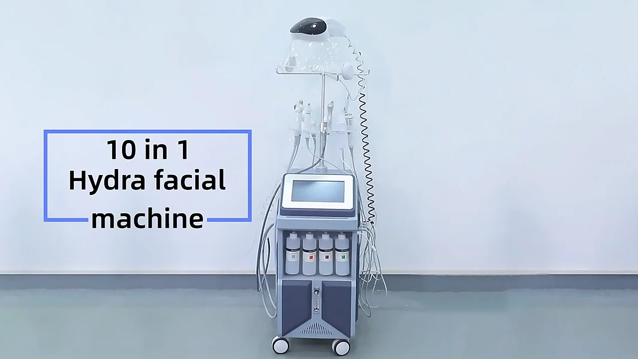 10 In 1 Hydro Dermabrasion Machine Aqua Peeling Radio Frequency Skin ...