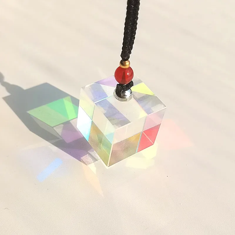 Cube Refraction Crystal Desktop Decoration Sunshine Creative Color ...