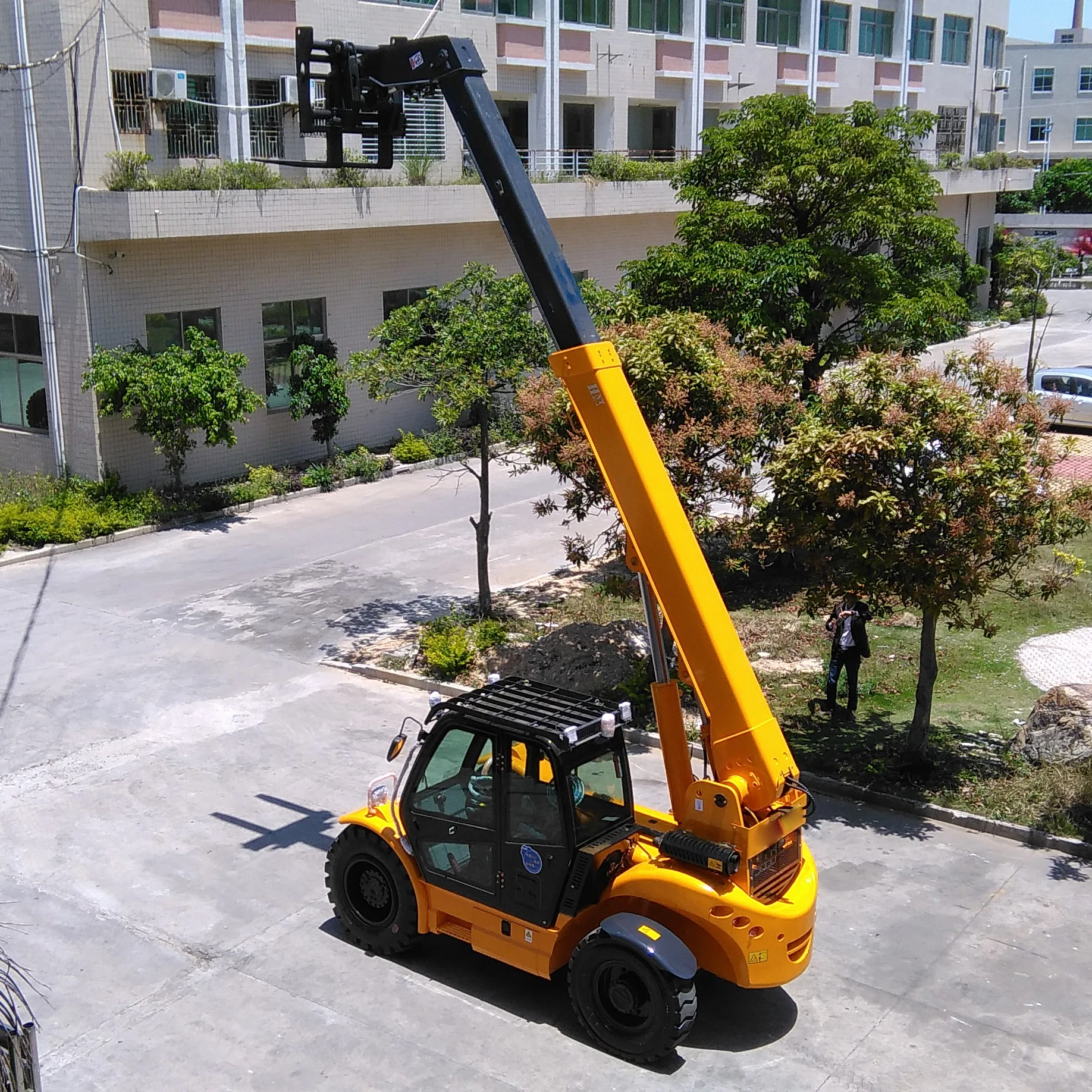 All Terrain Forklift Attachments 7000mm Lift Telescopique 4x4 ...