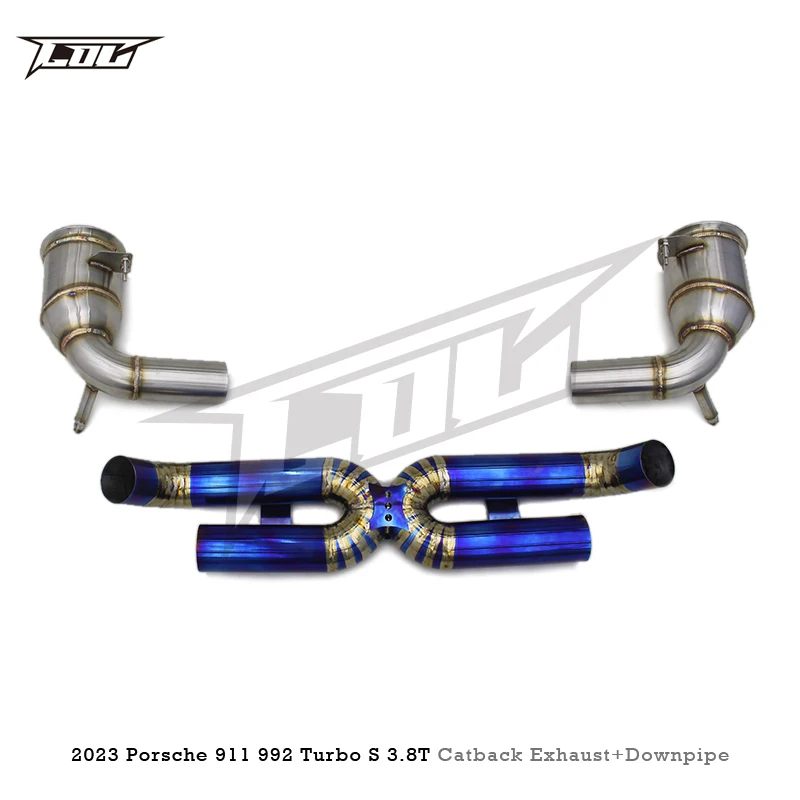 Coc Catback System For Porsche 911 992 Turbo S 3.8t 2020-2023 Maximum ...