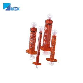 Disposable Light Proof Amber Oral Syringe 1ml 3ml 5 Ml 10ml 20ml With ...