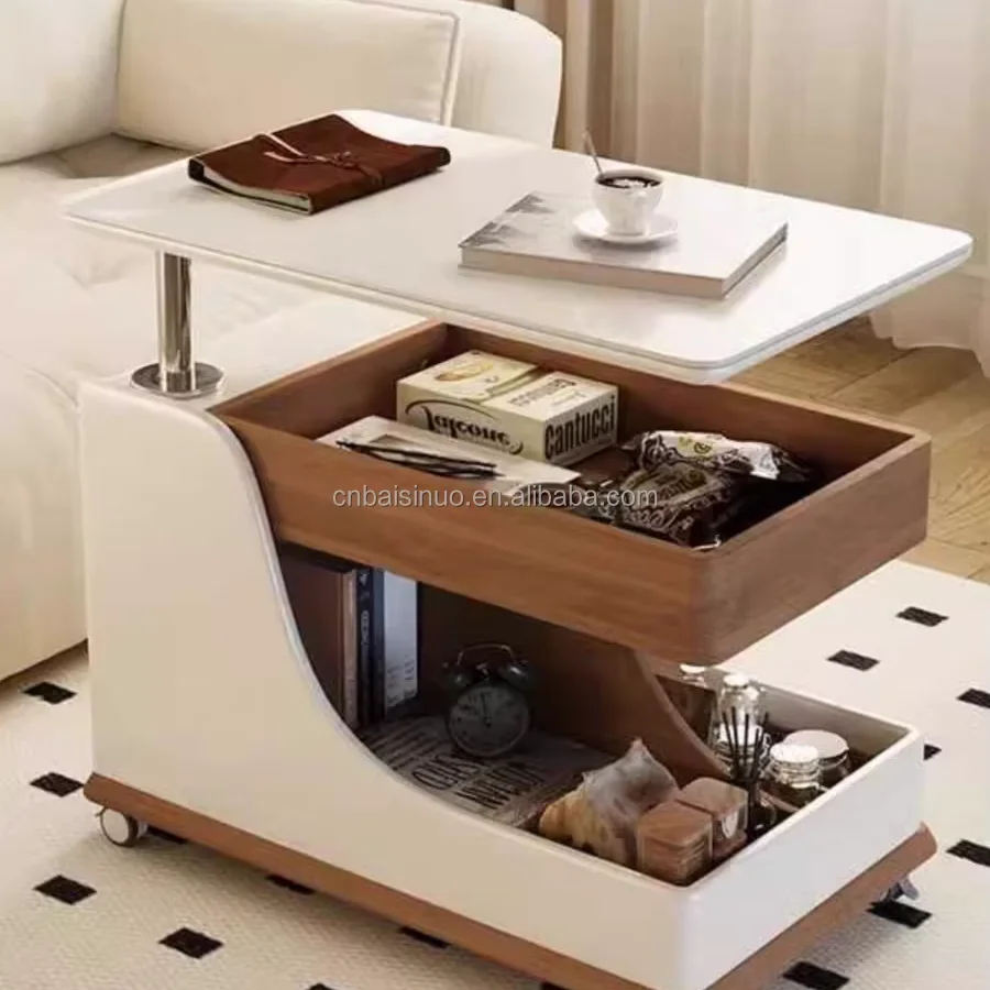 Mobile coffee table, living room, household small cart, small apartment ...