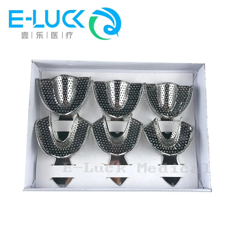 Perforated Stainless Steel Tray Autoclavable Denture Dentistry ...