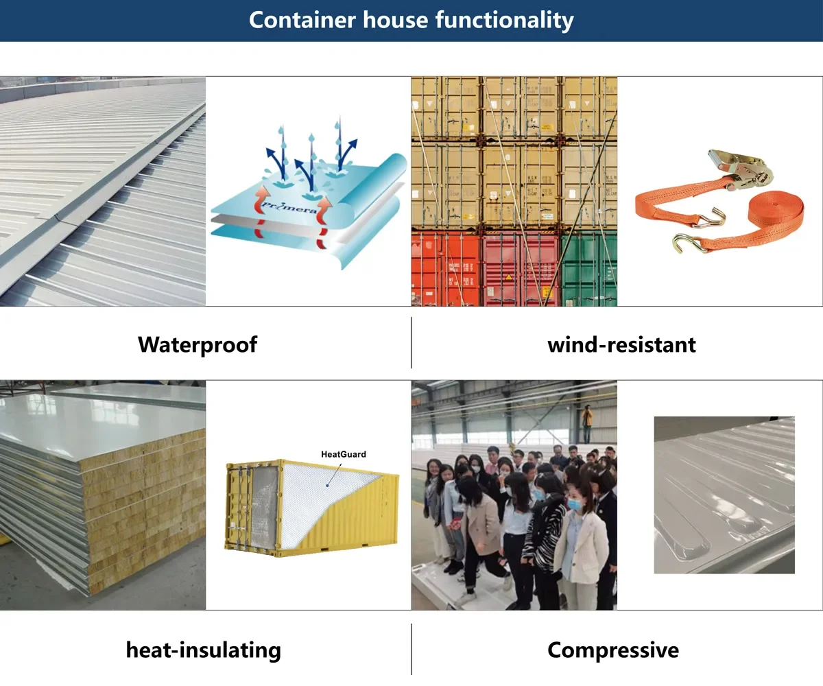 Cgch White Villa Modern Home Expandable Container House Mgo Pvc Floor ...