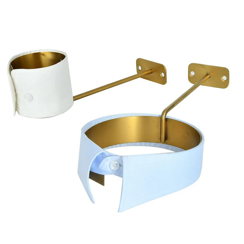 Stainless Steel Wall-mounted Cuff Collar Wrist Display Stands Brackets ...