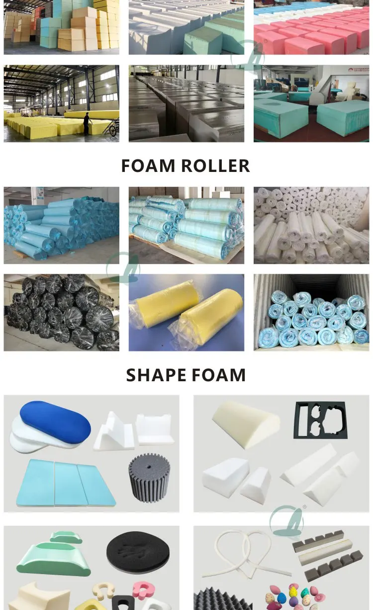 Customized Soft High Density Memory Foam Sheets - PU Foam Mattress ...