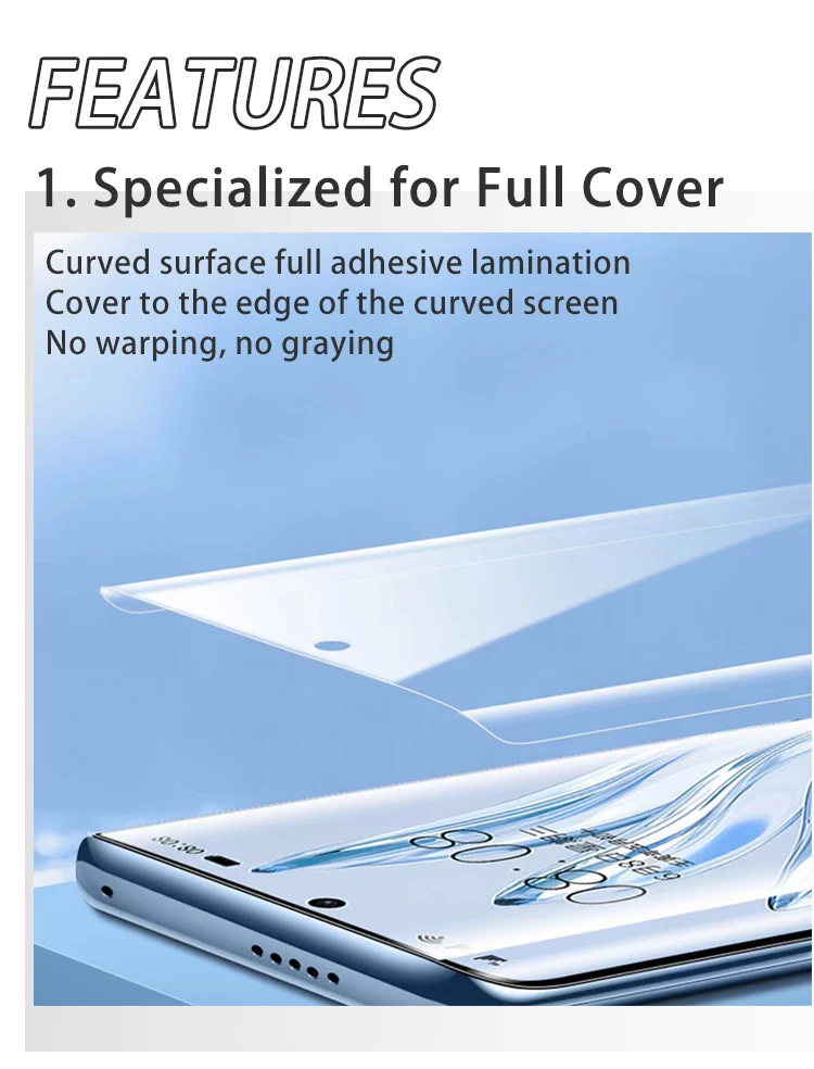 Clear Hydrogel Film Raw Material Nano Tpu Screen Protector Roll Self ...