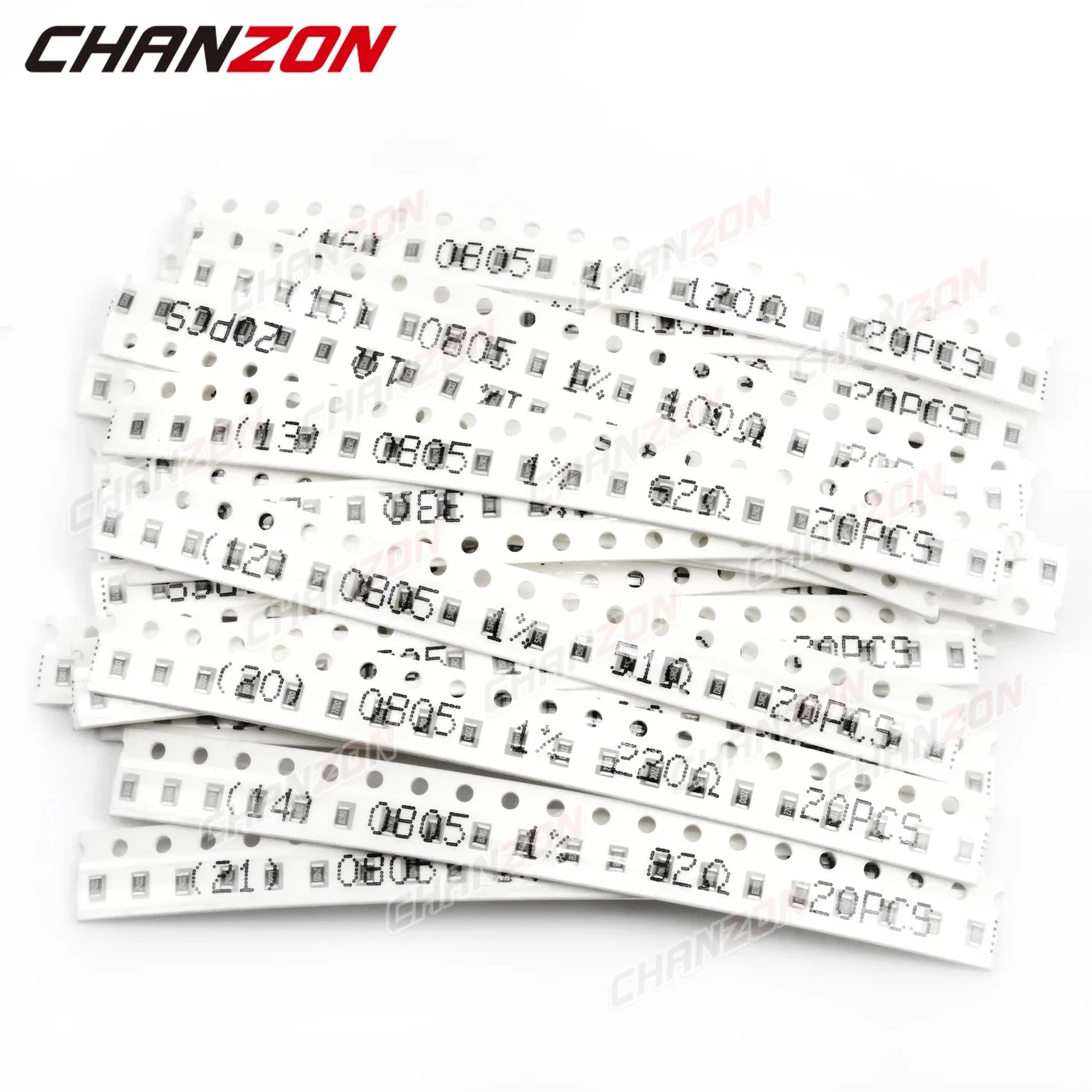 60 Values 1/8W 1% 0805 SMD Resistors Kit 0 R - 10M Ohms Film Chip ...