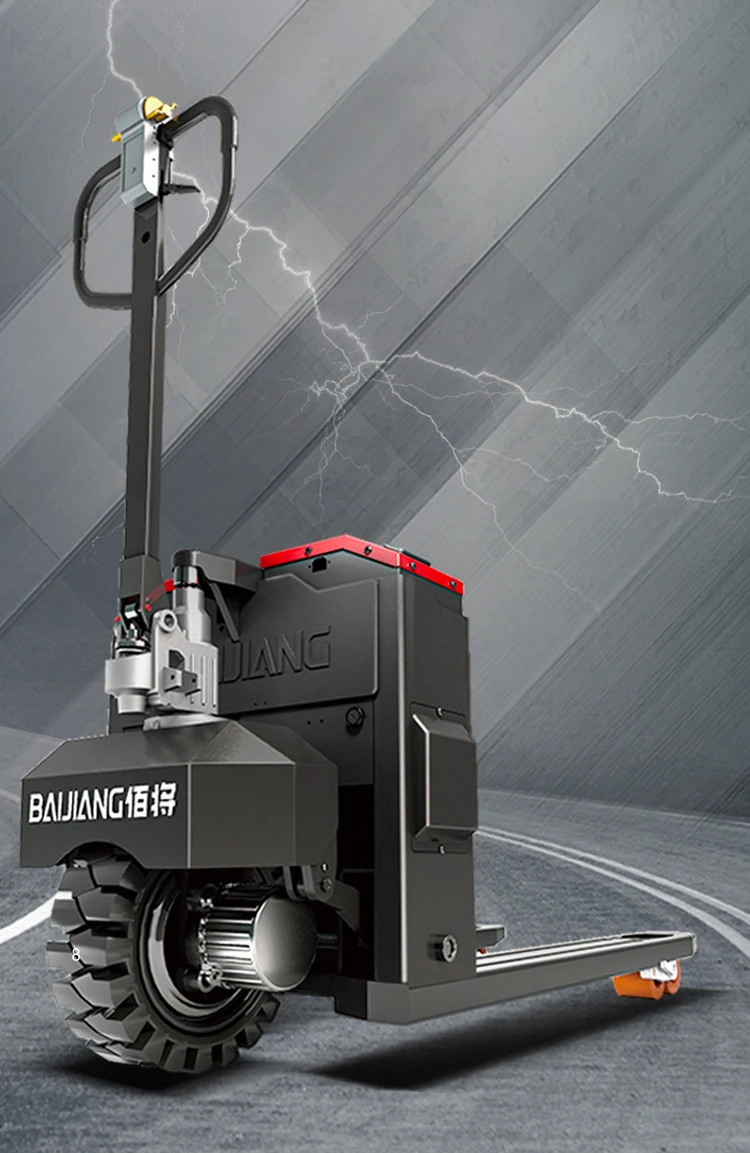 Outdoor Rough Terrain 3000kg Semi-Electric Stacker Forklift Off Road ...