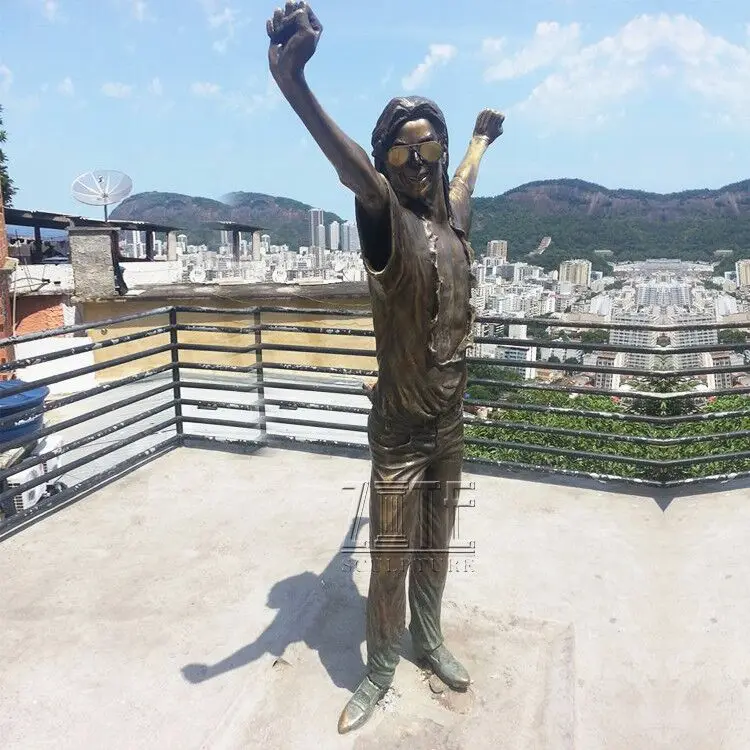Life Size Bronze Dancing Michael Jackson Statue - Buy Dancing Michael ...