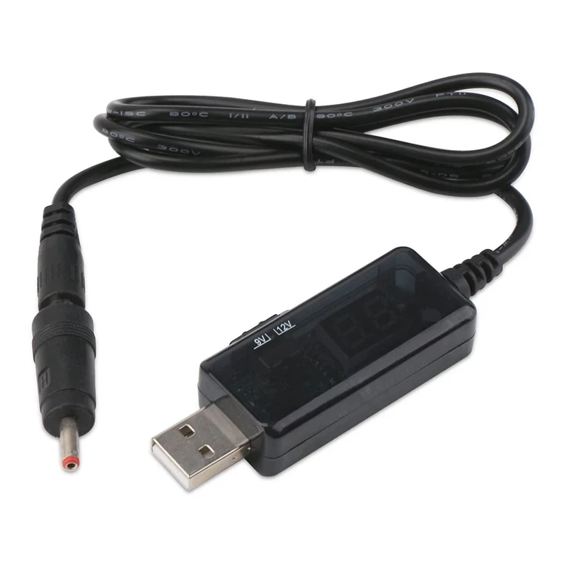 Usb Boost Converter Dc 5v To 9v 12v Usb Step-up Converter Cable + 3.5x1 ...