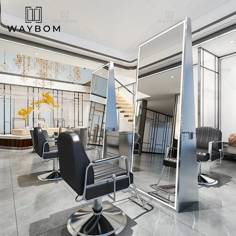 Modern Dressing Table With Hair Barber Shop Equipment Two Sided Hair ...