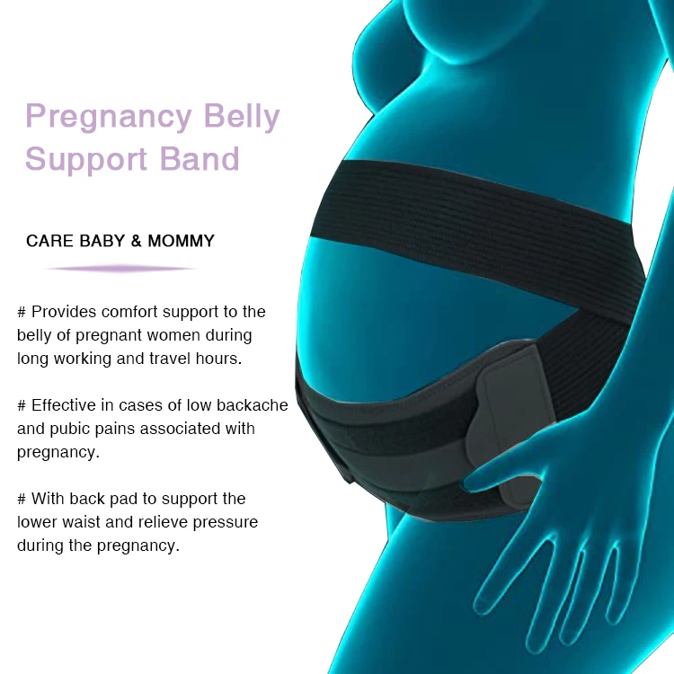 Wholesale Full Elastic Pregnant Abdominal Belly Back Support Belt ...