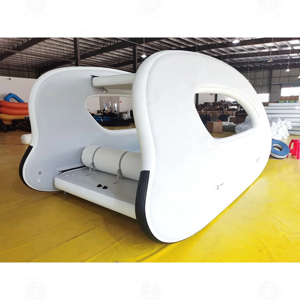 Customized Inflatable Catamaran Rowing Boats Inflatable Catamaran Boat ...