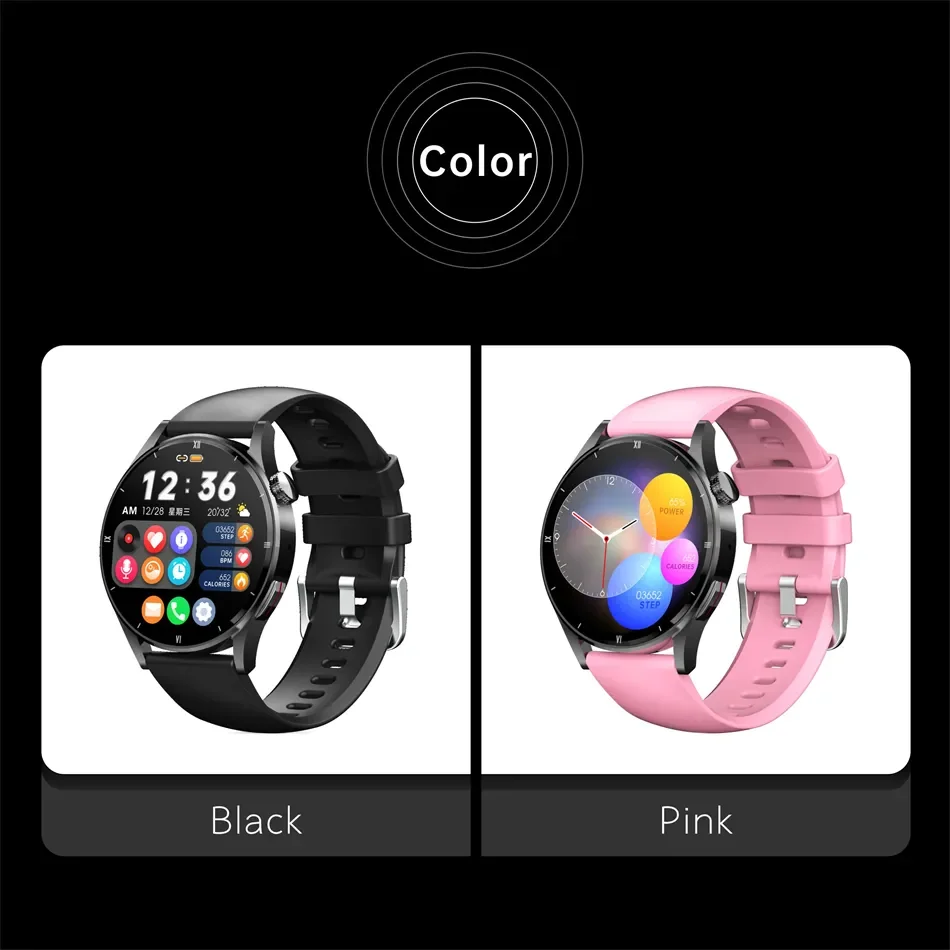 Qs39 Smart Watch For Men Amoled Hd Screen Body Temperature Detection Ai ...