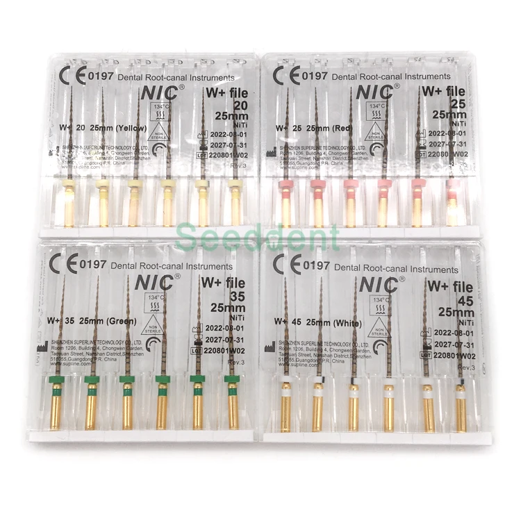 Nic Niti Dental W +files ( Gold-wire Niti ) Compatible With Wave One ...