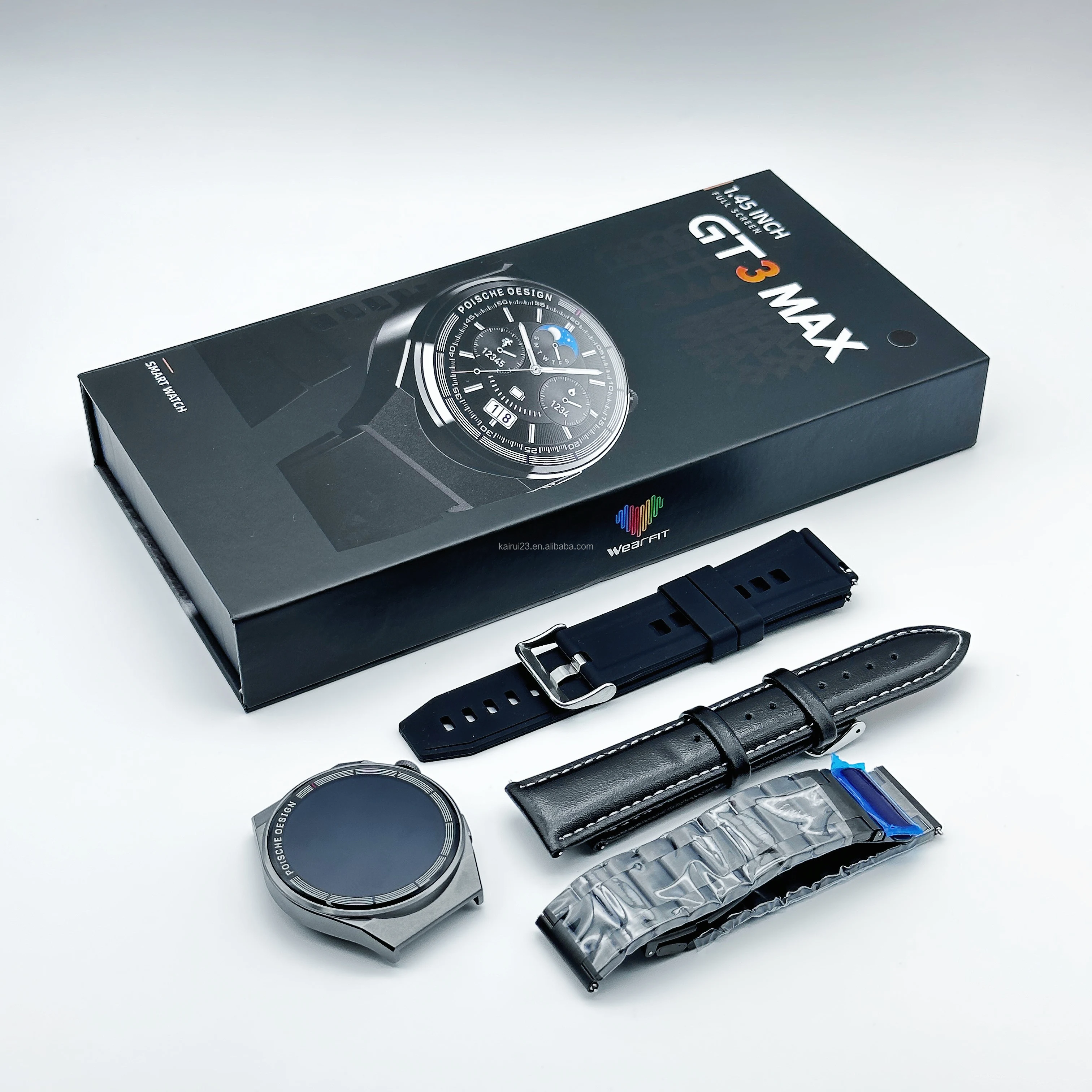 Original Gt3 Max 1.45inch Circular Screen Smartwatch Nfc Gps Ip68 ...