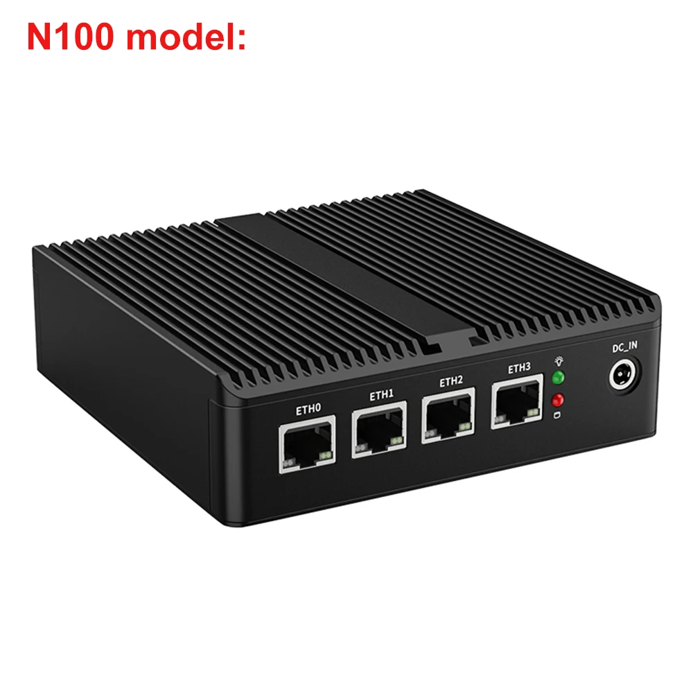 12th Gen In-tel Firewall N100 Soft Router N5105 4x 2.5g I226 Lan Nvme ...
