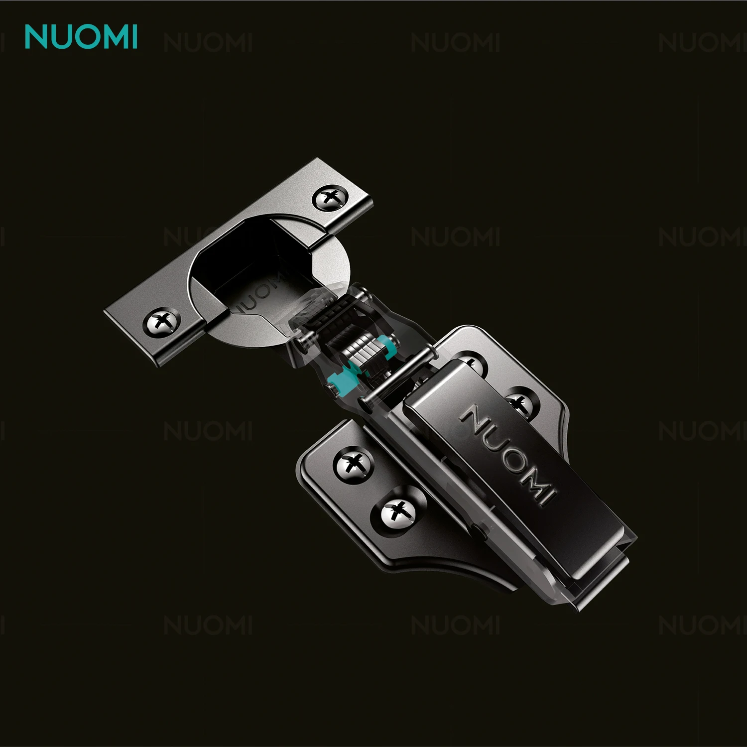 NUOMI Thick Door Kitchen Cabinet Hinges Heavy Duty Small Angle Two ...