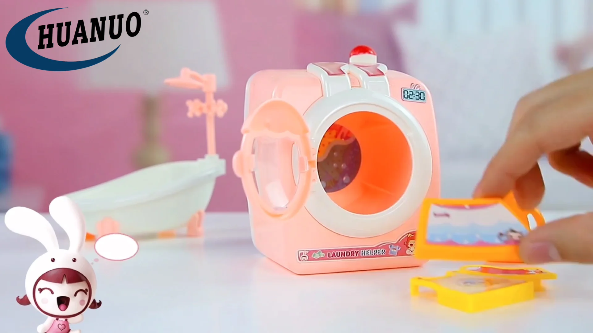 Children Pretend Electric Home Appliance Toy Mini Iron And Washing ...