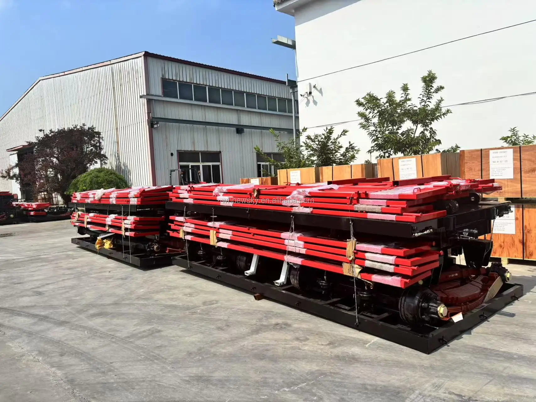 3TON Single Axle Small Tractor Trailer Back Tipping Trailer for Farm ...