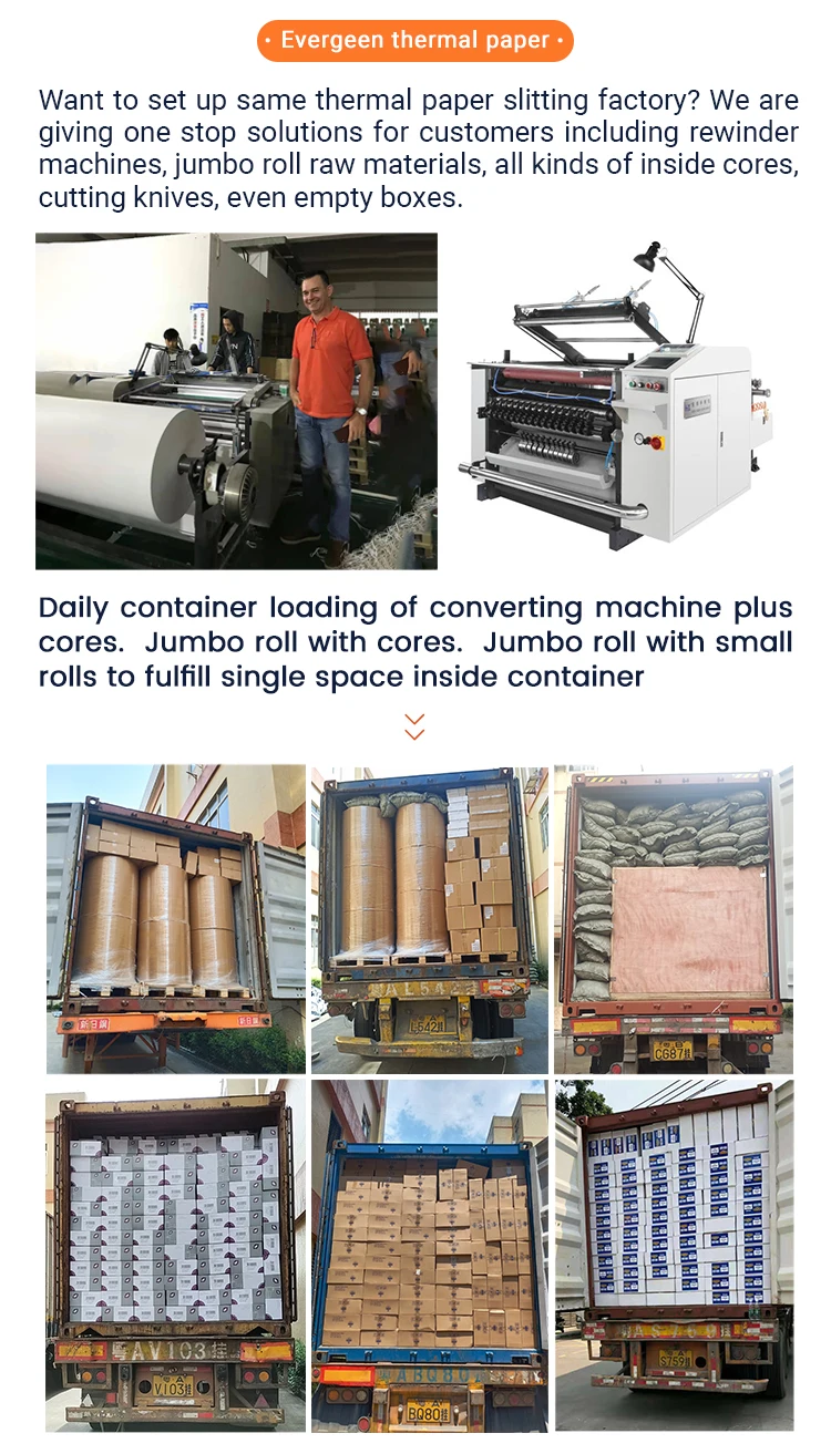 50 Rolls of 80x80mm Thermal Printer Paper for POS & ATM