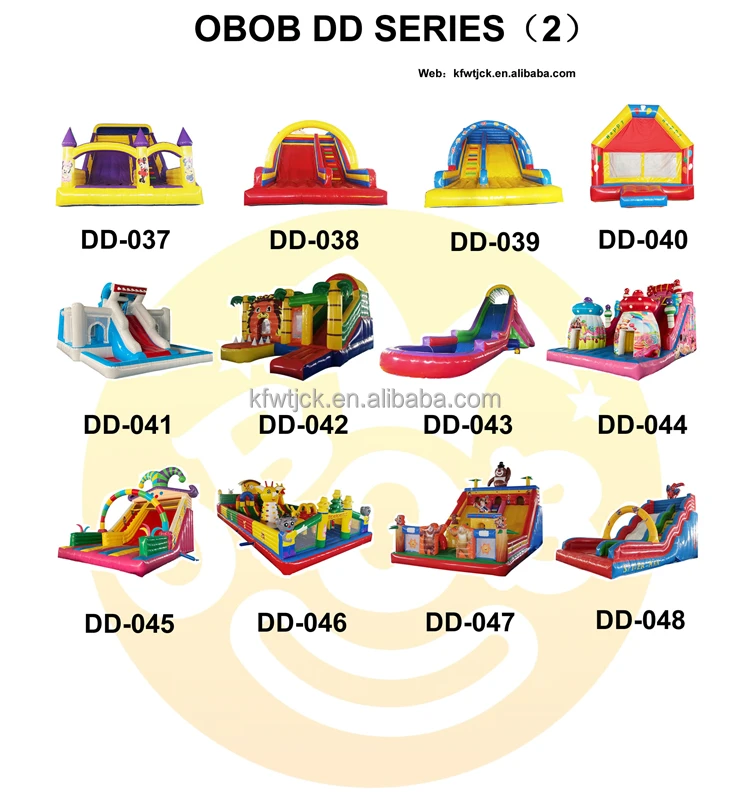 Custom Inflatable Commercial Outdoor Challenge Bounce House Inflatable ...