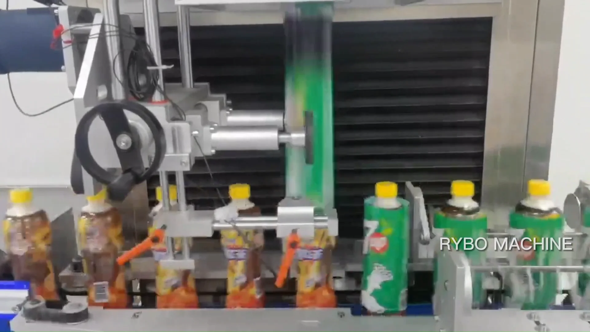 Fully Automatic Bottle And Can Product Production Line Sleeve Type ...